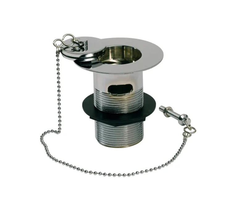 Peerless Brass Plug Belfast Sink Waste (with Chain) - Slotted 1 1/2" C ...