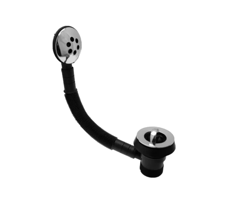 Peerless Flip Plug Bath & Overflow Combination Waste - 1 1/2" - Chrome ...