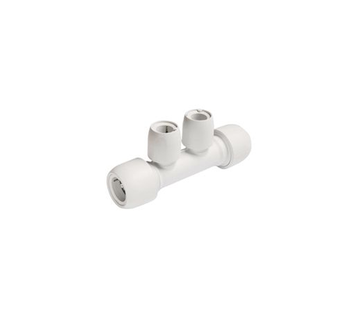 Hep2O Manifold - All Socket - 22mm x 15mm 2-Port – Kings Plumbing Supplies