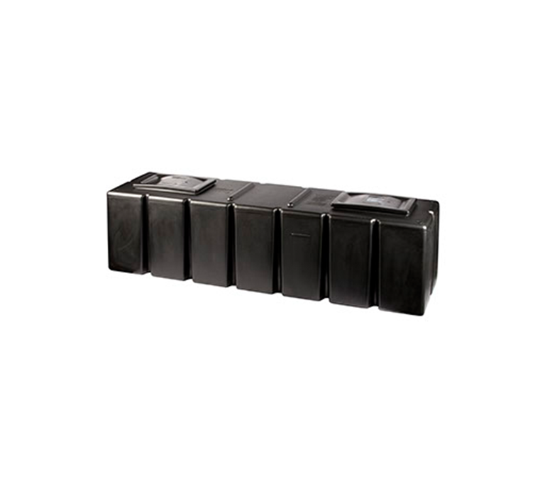 Polytank Coffin Water Tank - 50 Gallon (227 Litres) - 64" x 18" x 19 ...