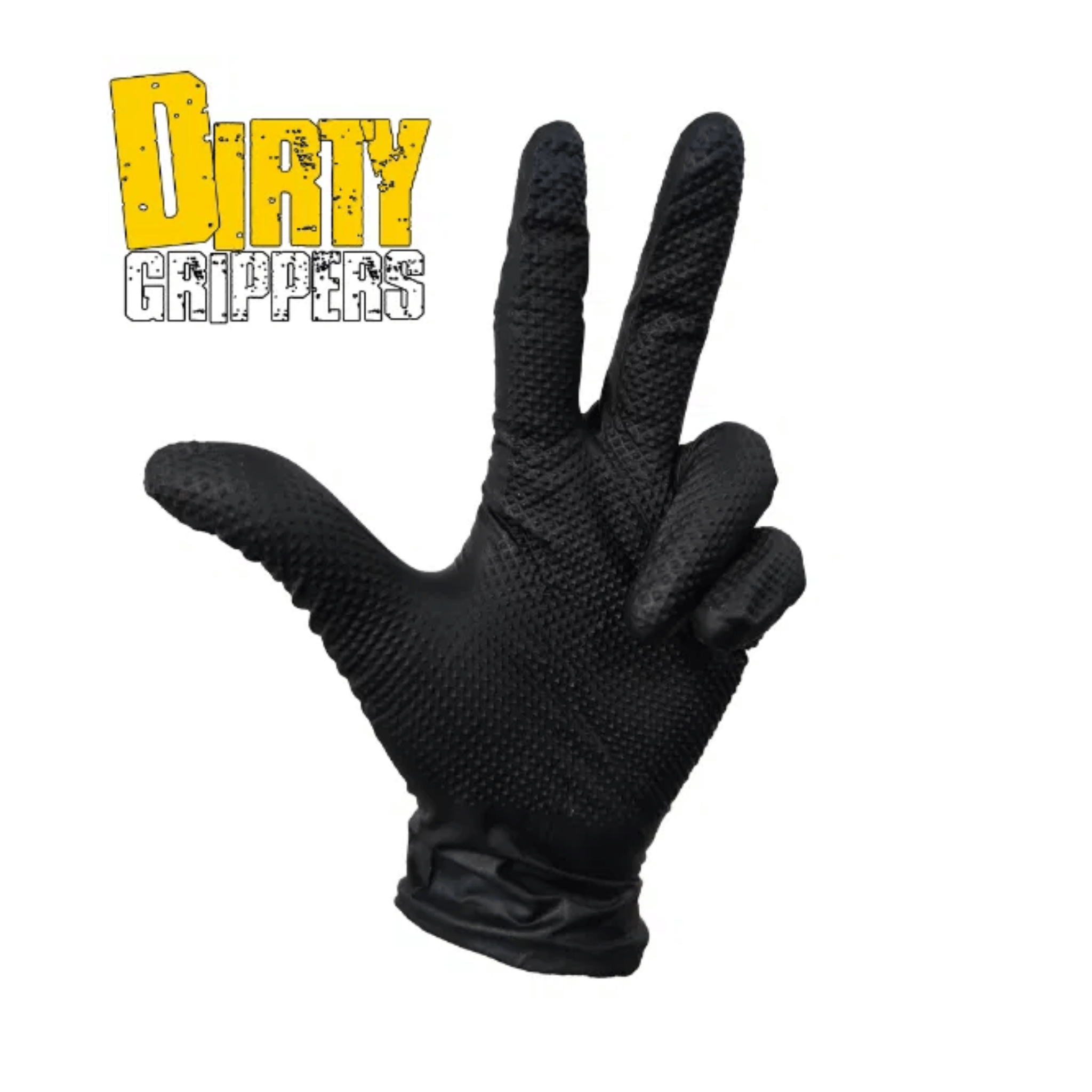 Arctic Hayes Dirty Grippers Diamond Grip Heavy Duty Nitrile Gloves - 8 ...