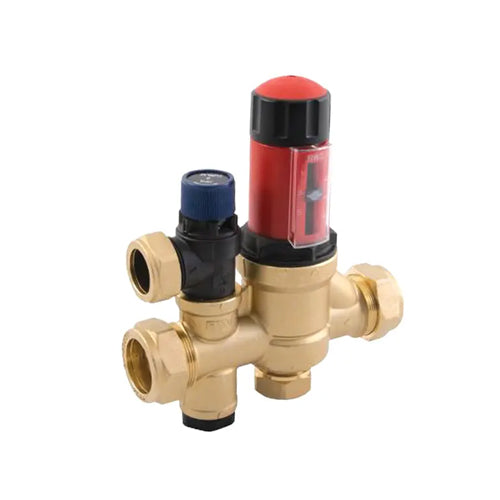 Flamco 1 Piece Inlet Control Valve Multibloc - 3.5 Bar & 6 Bar - 28mm ...