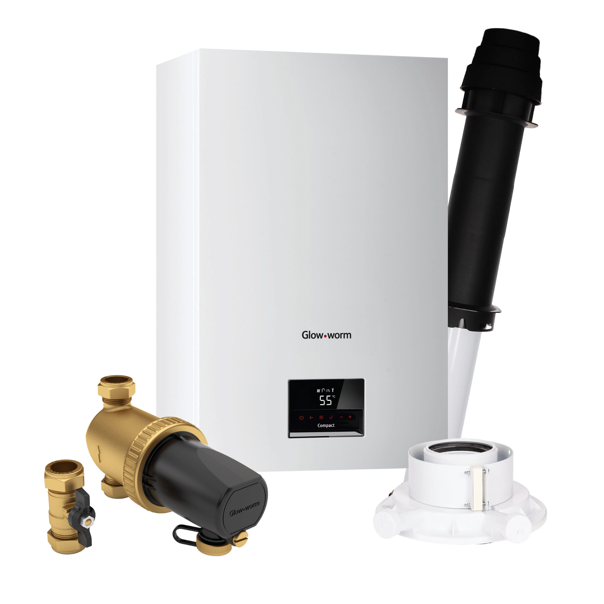 Glow-worm Compact LPG Combi 24C - Combi Boiler with Vertical Flue, Ada ...