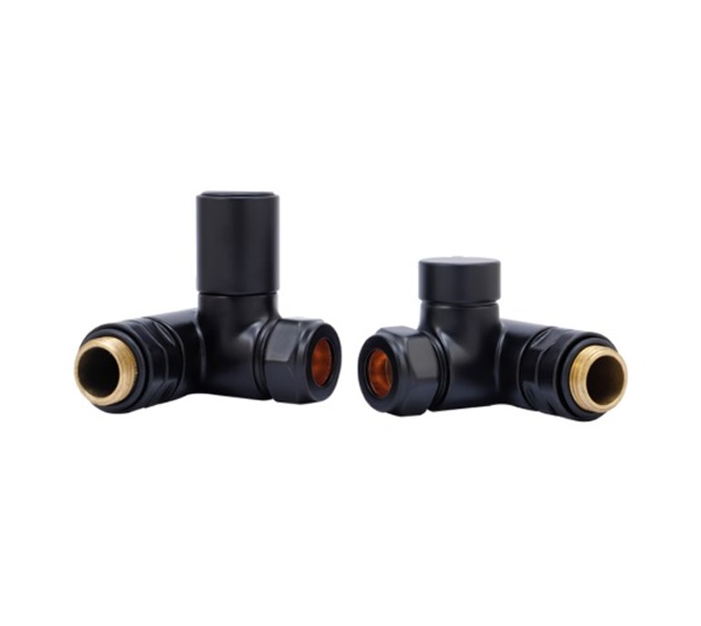 Vitow Modern Round Dual Fuel Manual Valves - Corner - Black – Kings ...