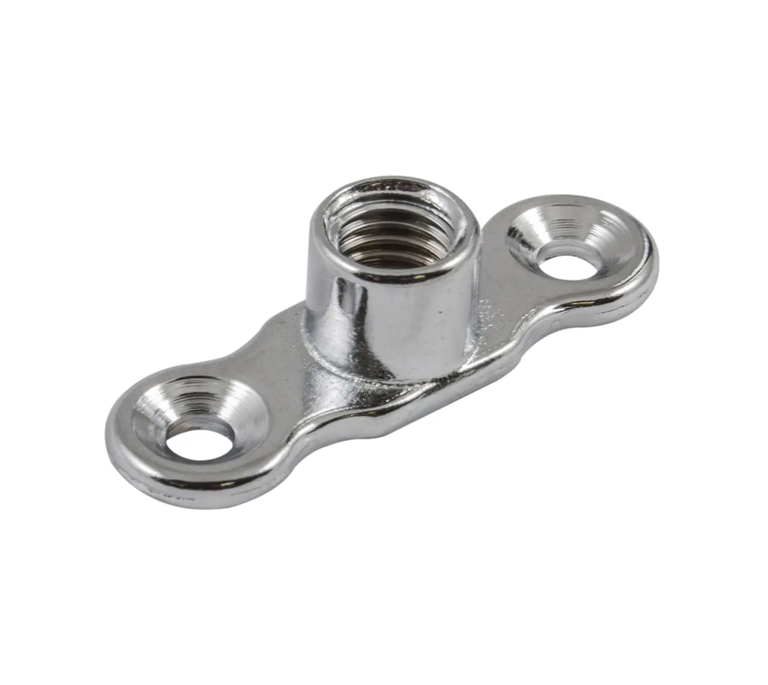 Cast Brass Backplate M10 - Female Chrome Plated – Kings Plumbing Supplies