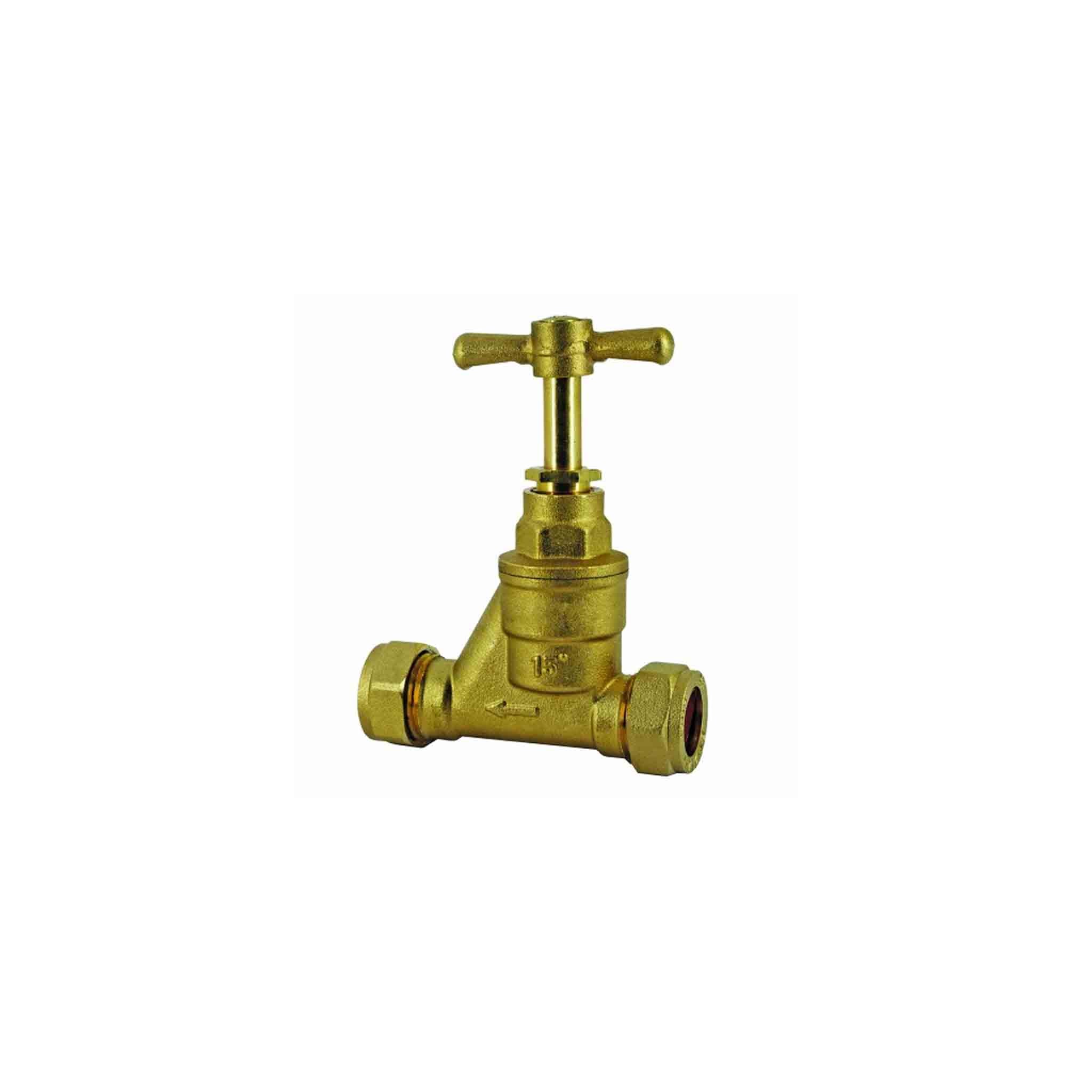 Brass Stopcock C x C BS1010 22mm - WRAS Approved – Kings Plumbing Supplies